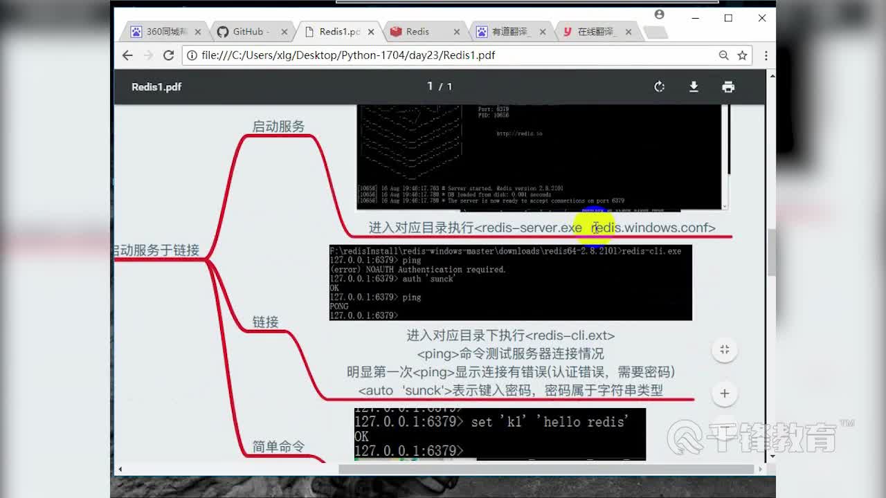 千锋python培训视频教程:Mongodb与redis09