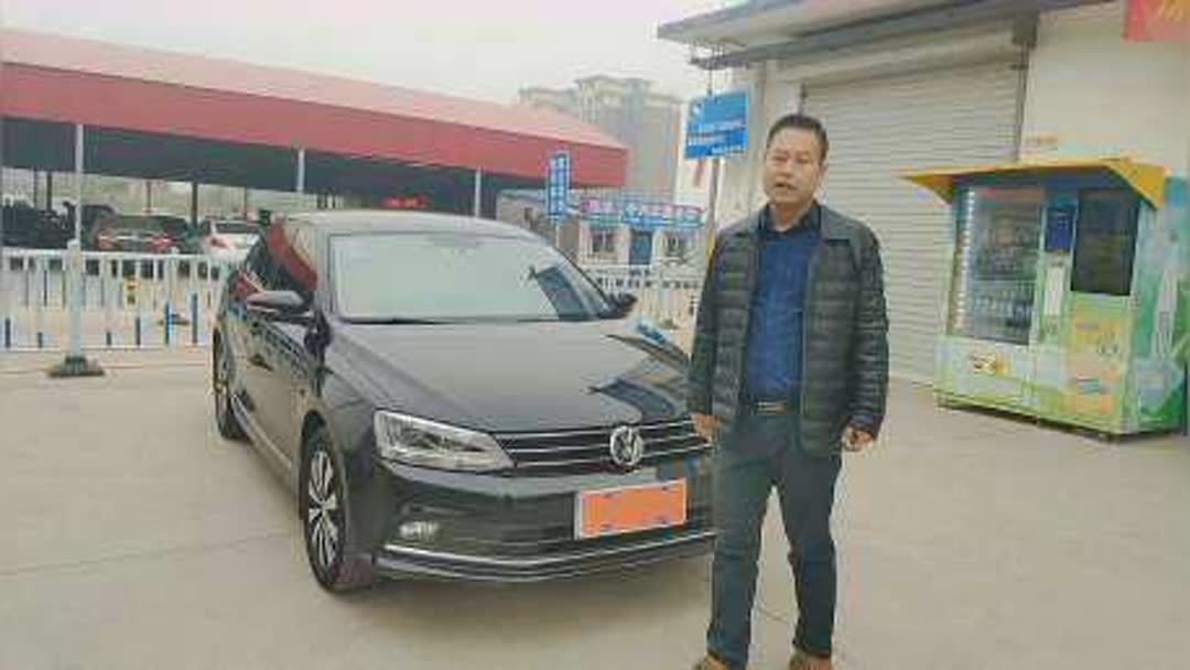 今天收的这台2017年大众速腾,车辆配置内饰二手车目前价格介绍