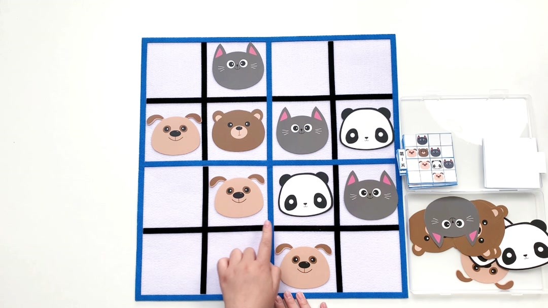 幼儿园《动物数独》让幼儿了解数独的游戏规则,发展幼儿推理能力