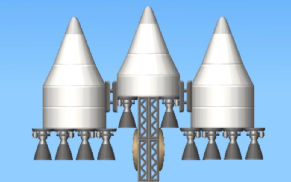 航天模拟器中的极简火箭