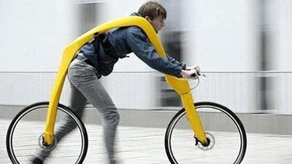 全球第一辆无脚踏板的自行车,不伤膝盖还省力,比电动车速度更快