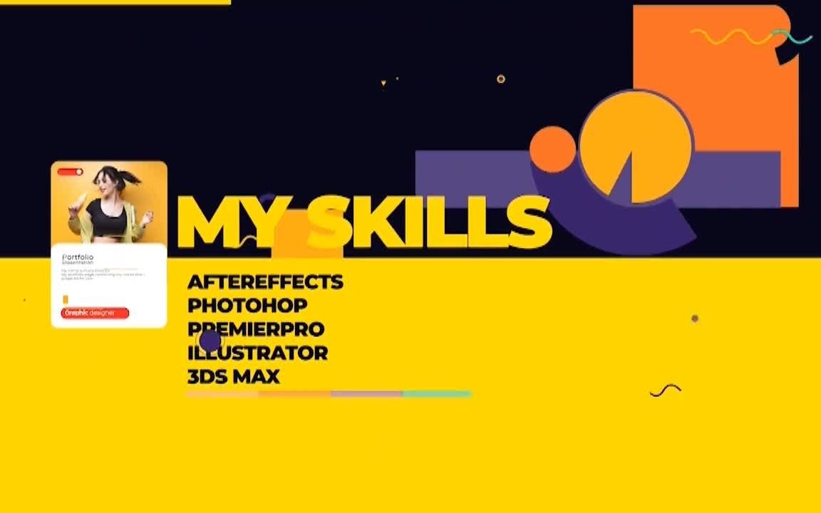 PR模板 | 流畅外观简单动画图片文字排版标题展示