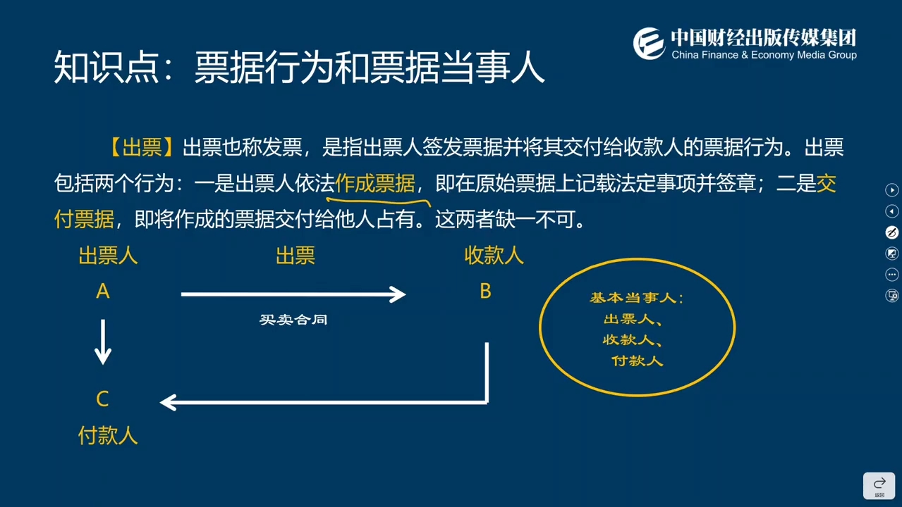 ...年经济法基础|初级会计职称|最新官方指定视频——第三章【票据行为...