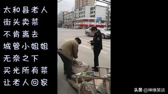 买下全部青菜的城管,你真美![赞][赞][赞][赞]