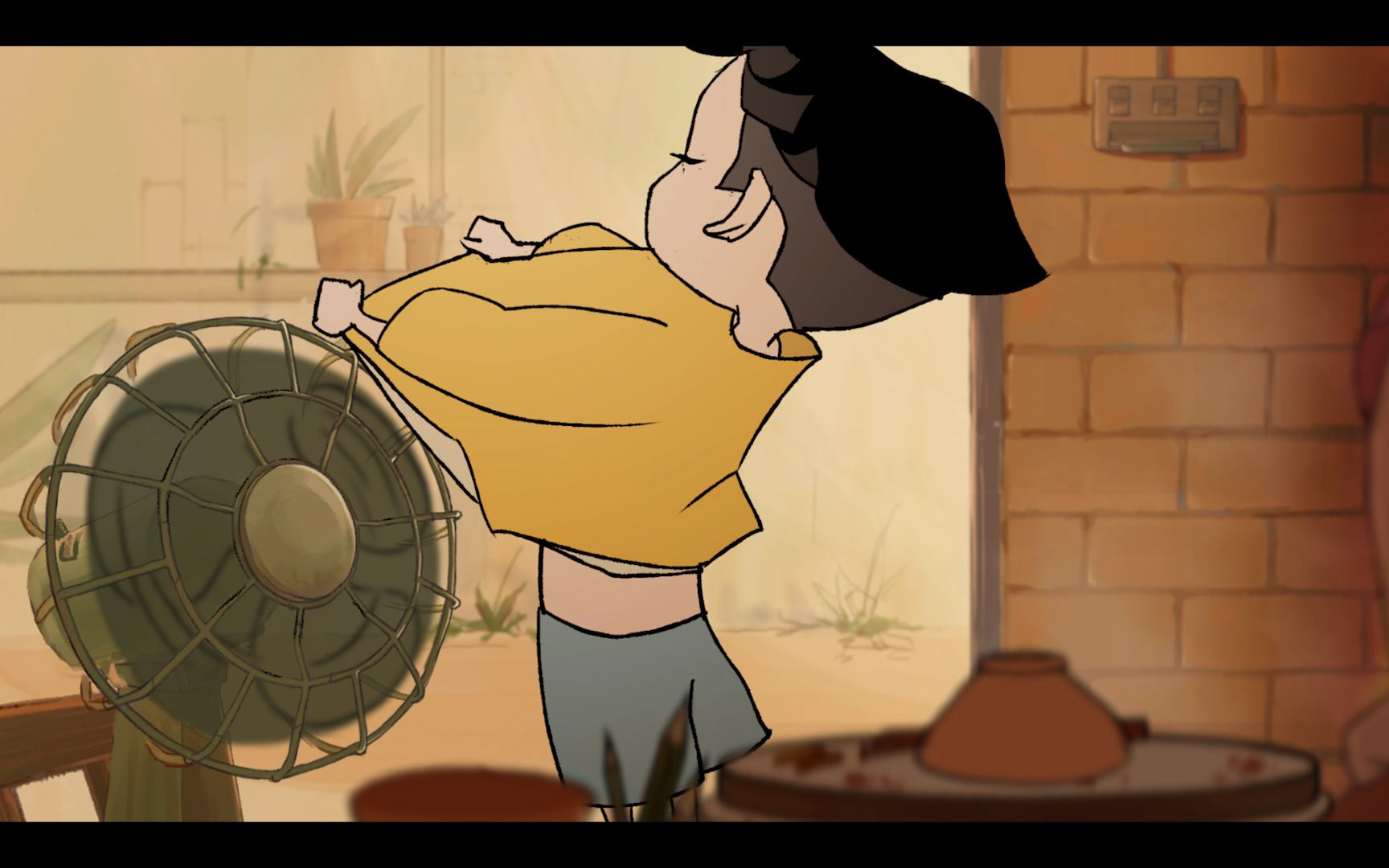 【毕设动画-片段】儿时、夏日、风扇,你是不是也这样过~