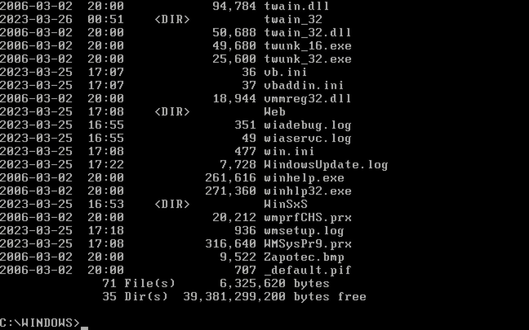 【BX】巨硬留下的远古彩蛋?——Windows 10中的DOS模式