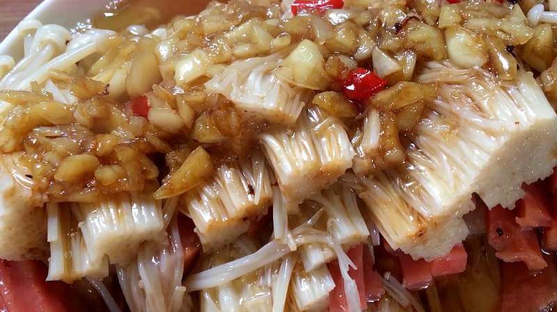 蒜蓉金针菇做法,做法简单,好吃下饭!