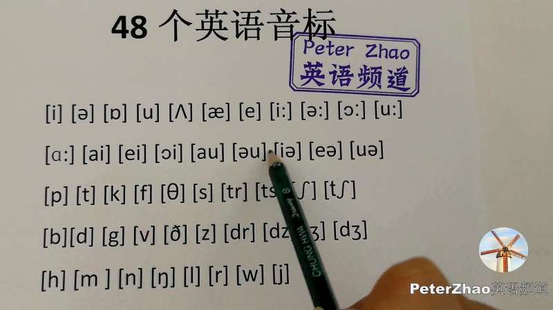 英语发音教程 英语48个音标拼读第五讲