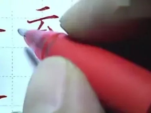 硬笔书法中性笔楷书《从军行》毛笔行书