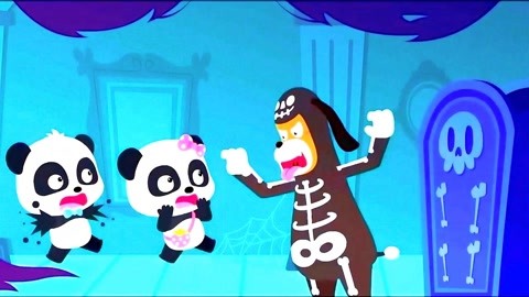 蜡笔小精灵-儿童童谣,儿童故事,奇奇遇到大怪物吓坏了