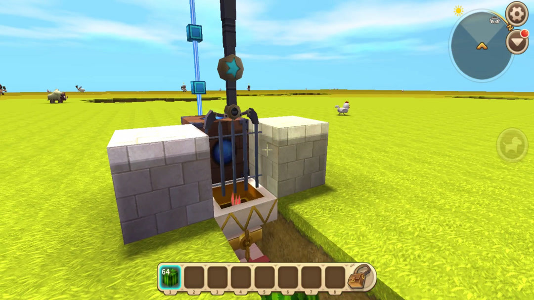 迷你世界黑科技高级切西瓜机教程