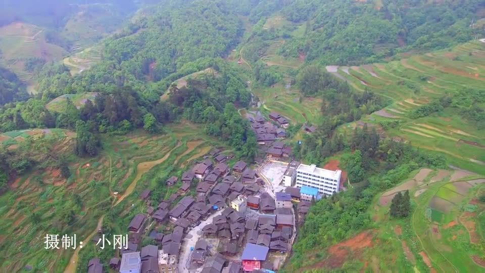 航拍会有深山里的侗族村寨,体验山里生活的绝佳之地