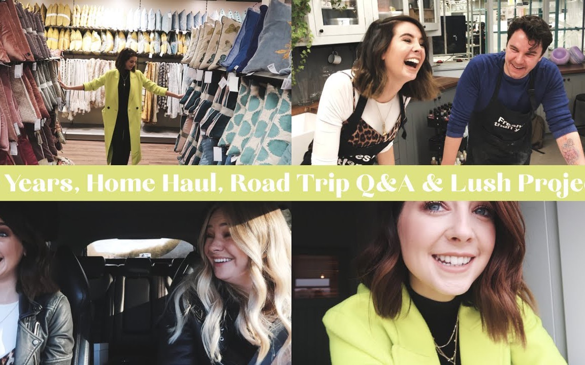 【vlog】在油管上的第十年//公路旅行, 和Lush的项目, Q&A | Zoe Sugg