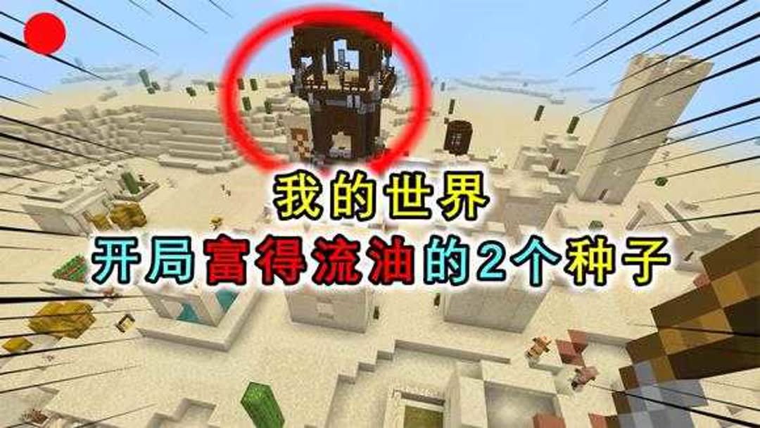 盘点MC幸运开局的种子,出生是村庄加神殿,地下还有绿宝石矿