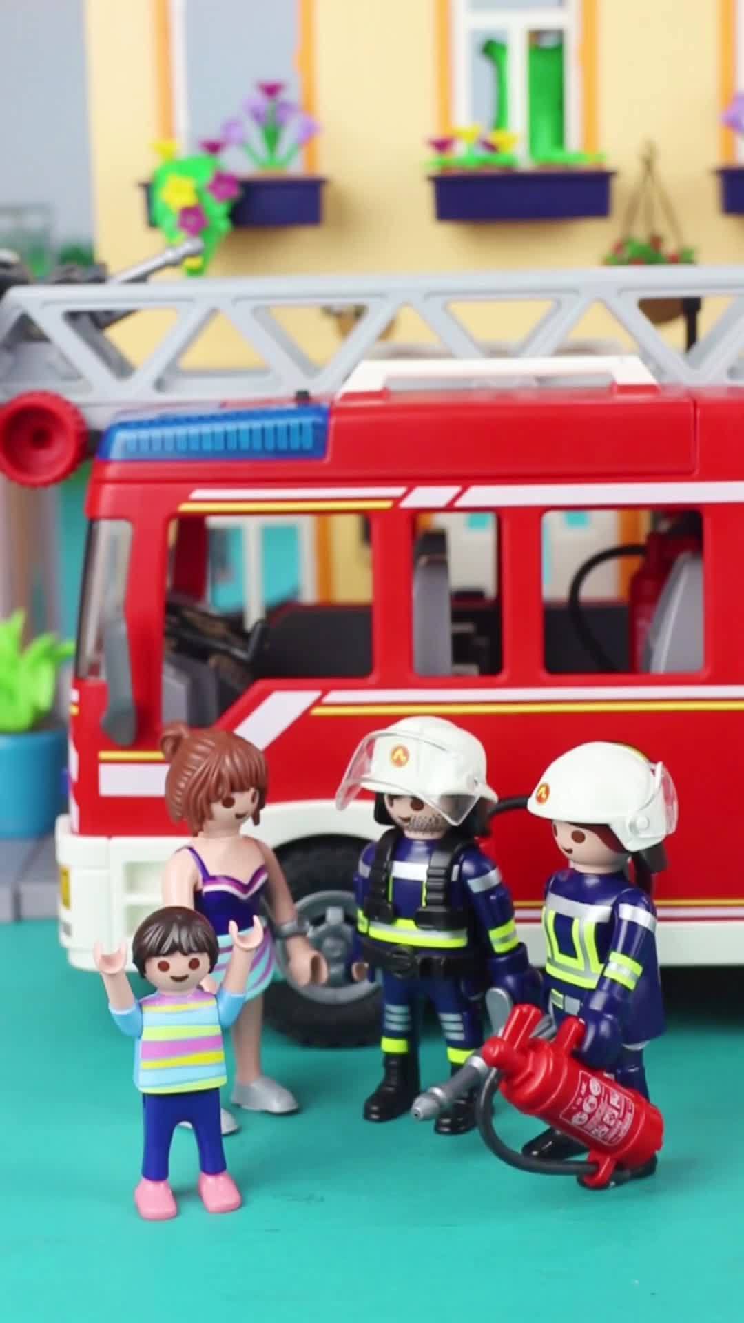 着火了,别害怕!城市英雄来啦!玩具亲子太好玩了动画