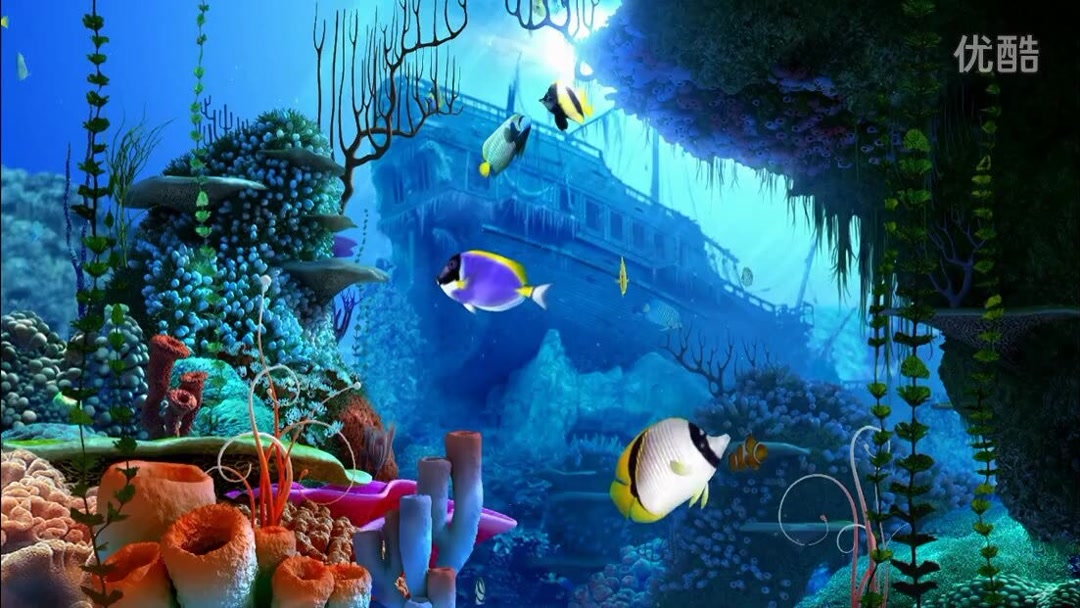 3D海底世界海洋浪漫婚礼