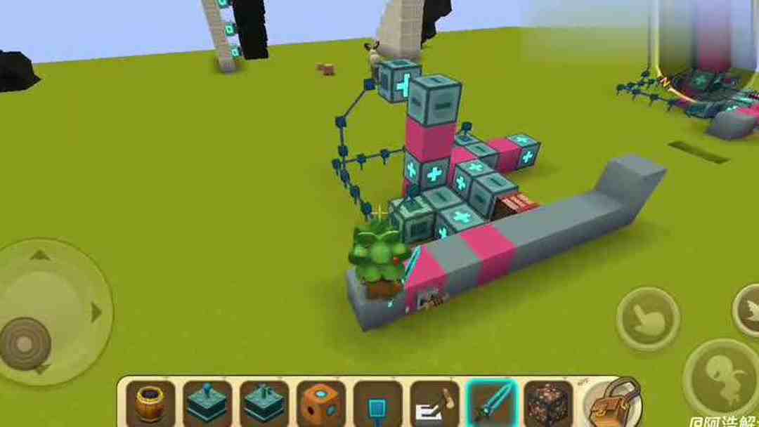 迷你世界:制作隐藏的抽拉储物箱教程!