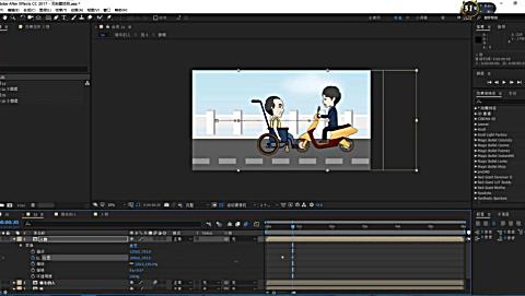影视后期ae软件案例教程 MG动画素材元素移动画面效果设计与制作2