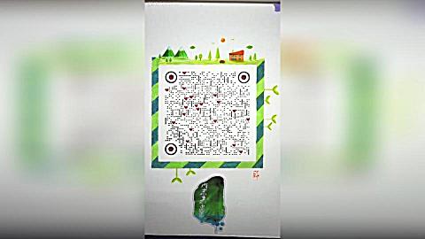 挑战手画二维码, 我想对你说的都在这哩。