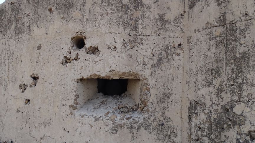 看看当年国民党的碉堡里面是什么样