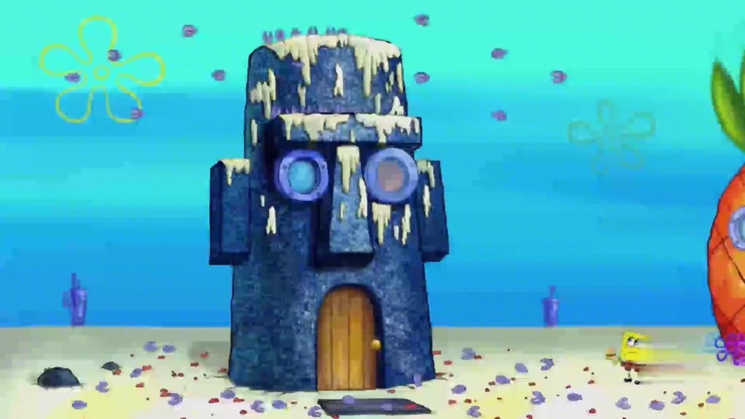 海绵动画:海底最有钱的人,不是帅章鱼,而是小小的蛤