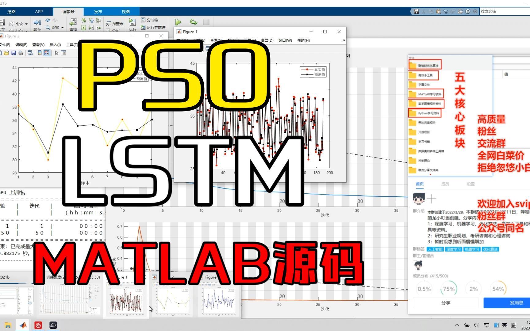 202基于粒子群优化算法优化的LSTM长短期神经网络应用PSOLSTM
