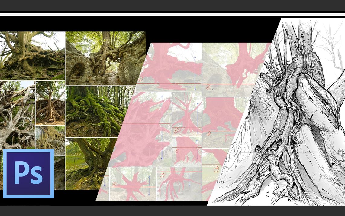 PS设计绘画流程+技巧