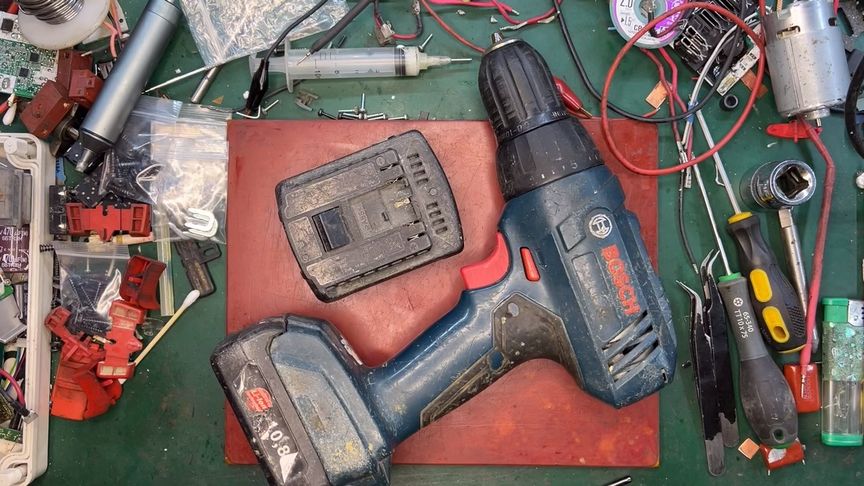 这次翻车了 维修一台老掉牙的博世电钻