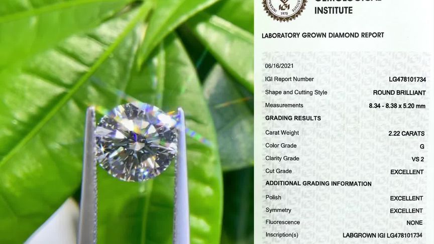 #一千个尝新的理由 #培育钻石 2.22克拉ߒ� 深圳本地ߑ�来探店试戴