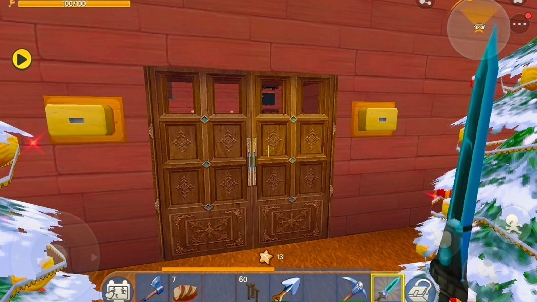 迷你世界大门越看越漂亮是不是都不想走了一样呃