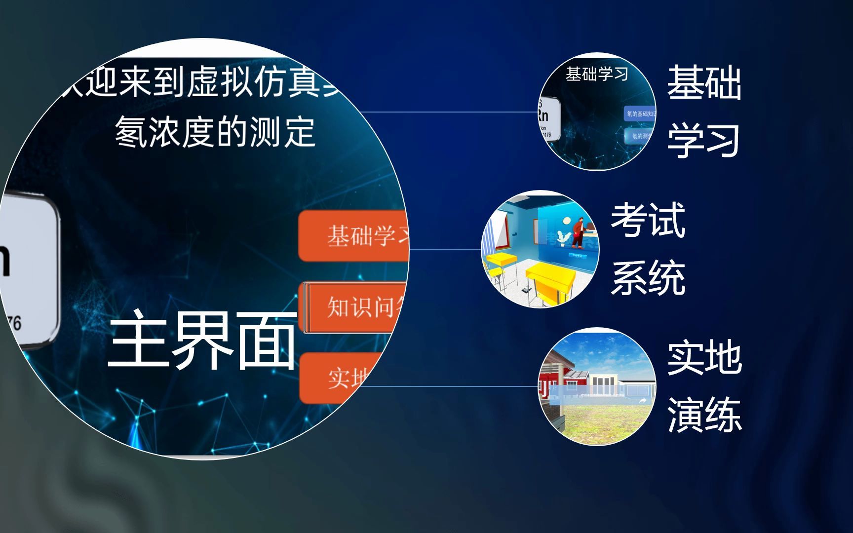 医学技术赛道-川流不息组-室内环境中氡的采集与测定虚拟仿真实验