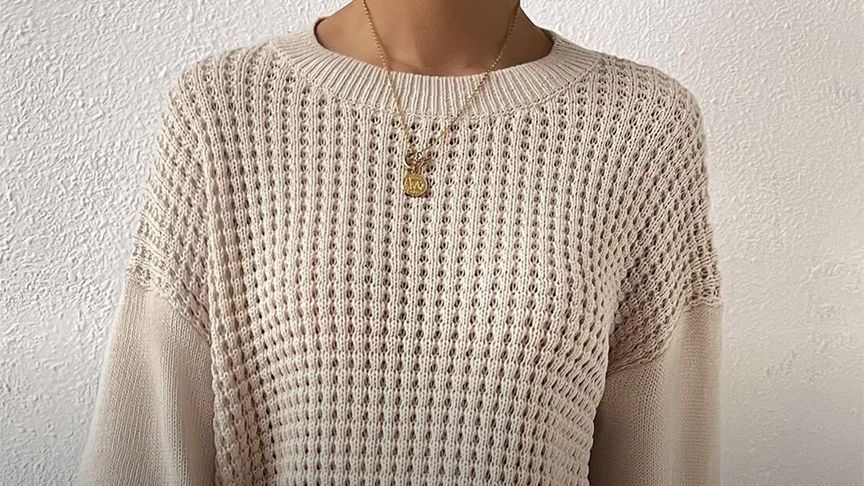 用简单的花样演绎简约之美,浮雕曲柱针编织教程,几分钟轻松学会