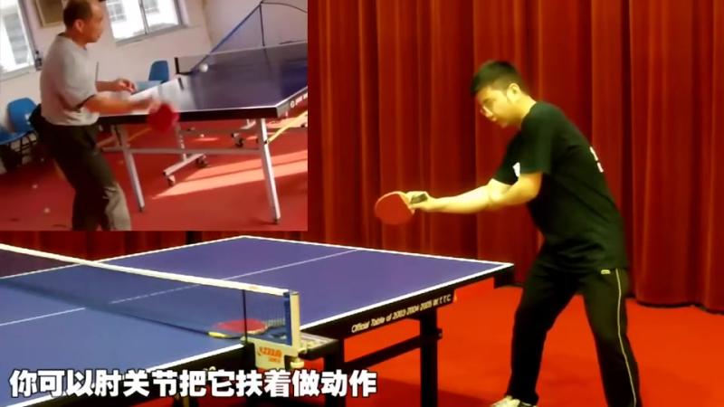 直拍正手攻球标准动作,乒乓球教学 乒乓球 乒乓球教学