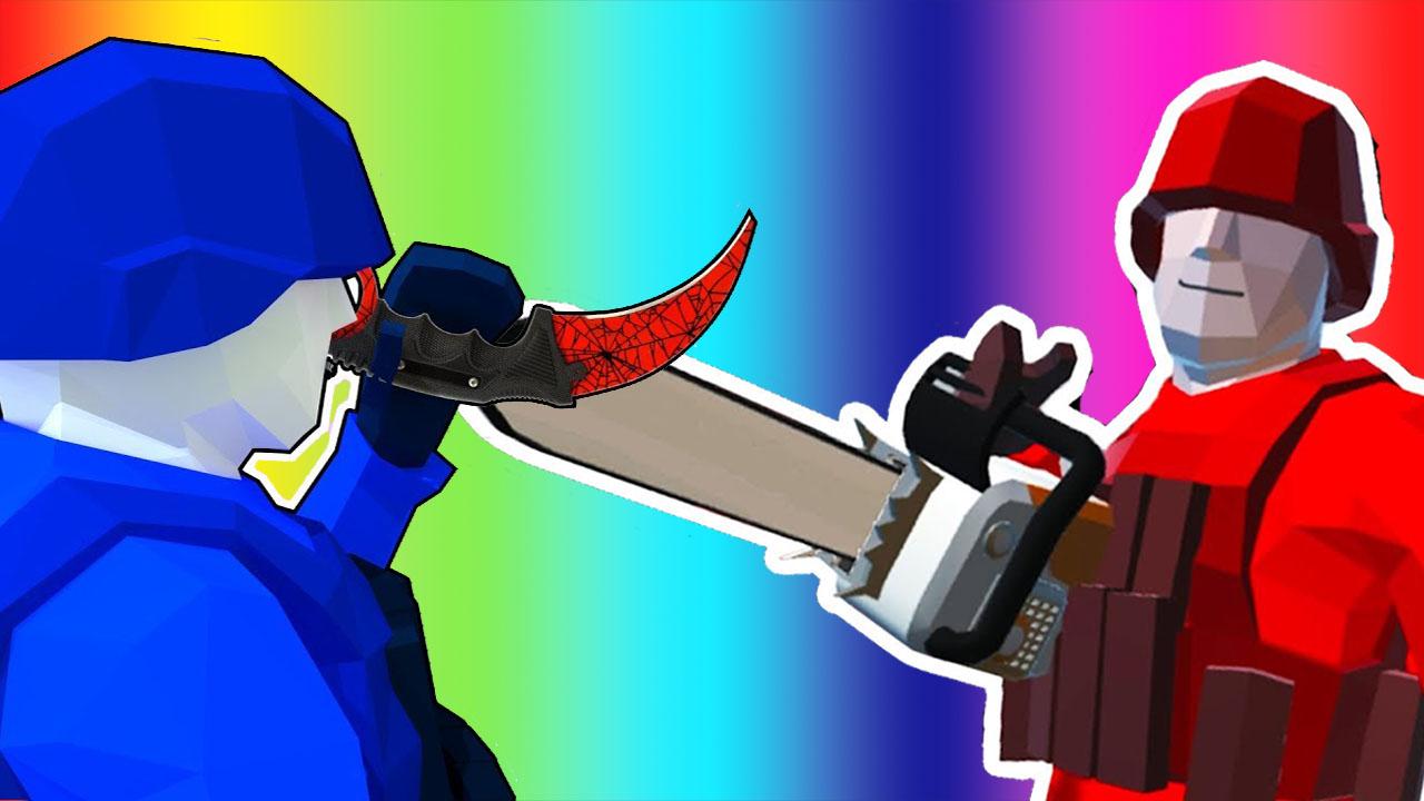 小飞象解说 战地模拟器 搞笑全新玩法!飞刀大战电锯狂人!