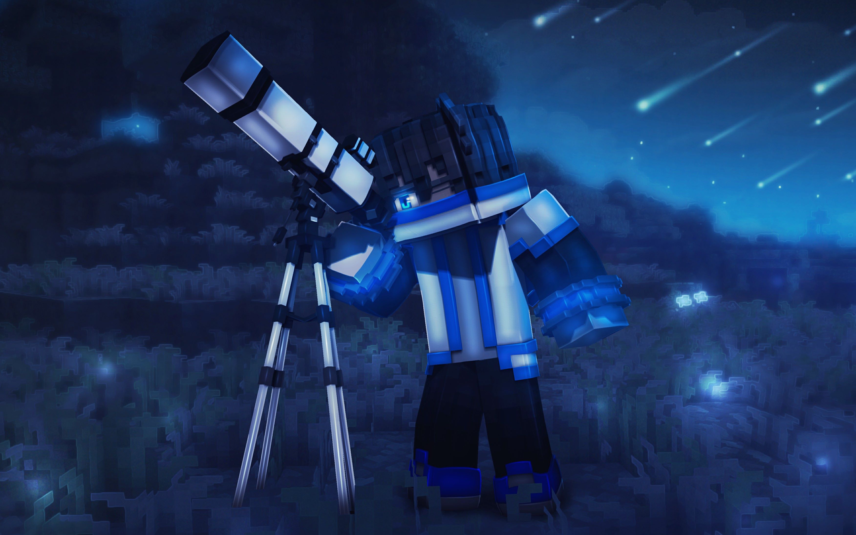 [MI][PS]MC头图BANNER《夜观星空》制作过程SPEEDART【凯庥...