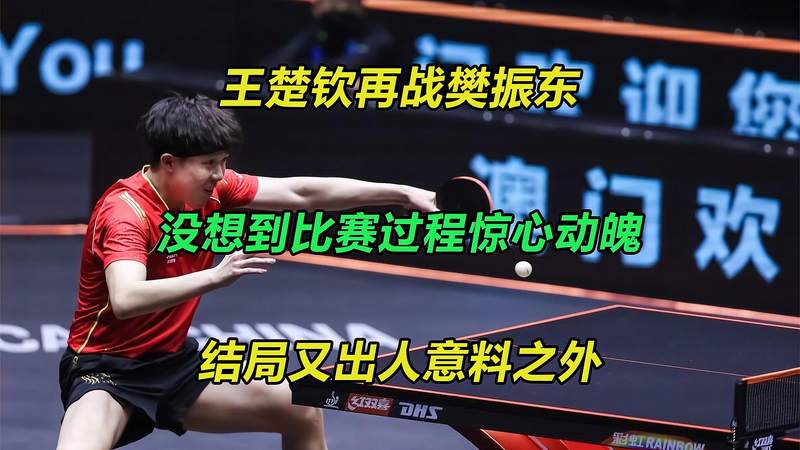 王楚钦再战樊振东,没想到比赛过程惊心动魄,结局又出人意料之外