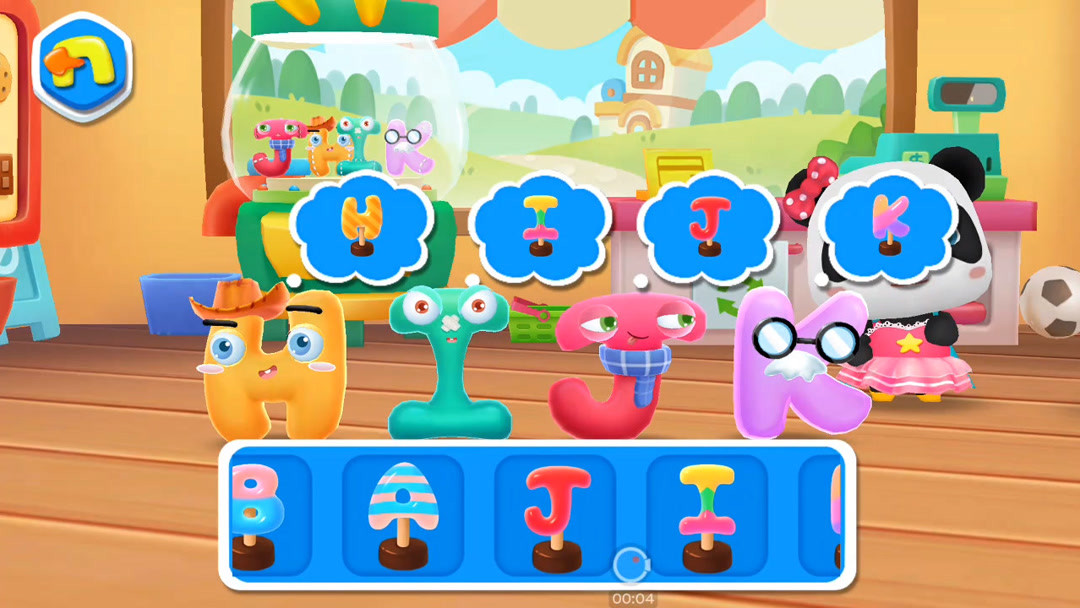 宝宝巴士认识英语字母游戏