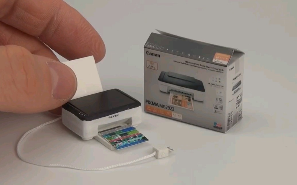 mini小打印机模型制作一台,可以以假乱真