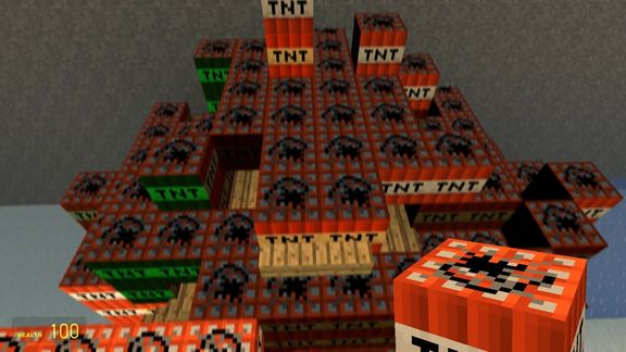 我的世界:TNT炸弹竟然没把房子炸塌下?意想不到