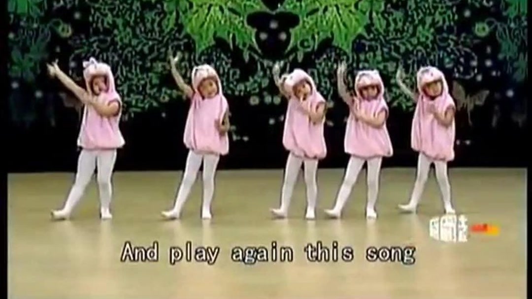 幼儿园舞蹈《兔子舞》儿童舞蹈分解动作教学视频