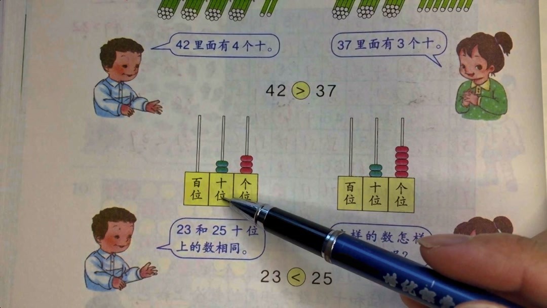 人教版 一年级数学下册 培优课堂4.5 比较数大小的方法 名师课堂