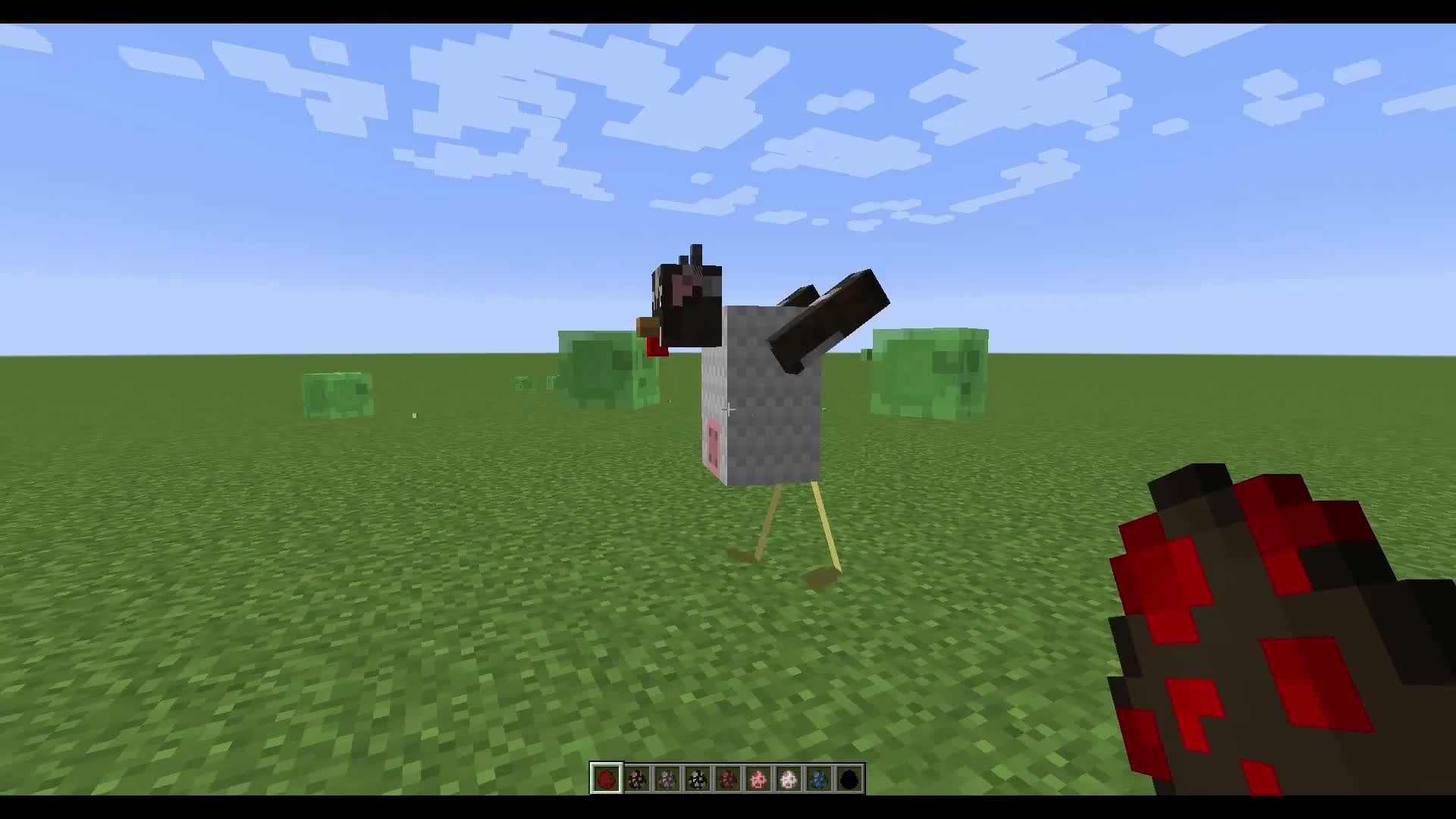 魔哒解说 我的世界minecraft 搞笑滑稽生物模组介绍 大头末影龙凋零登场