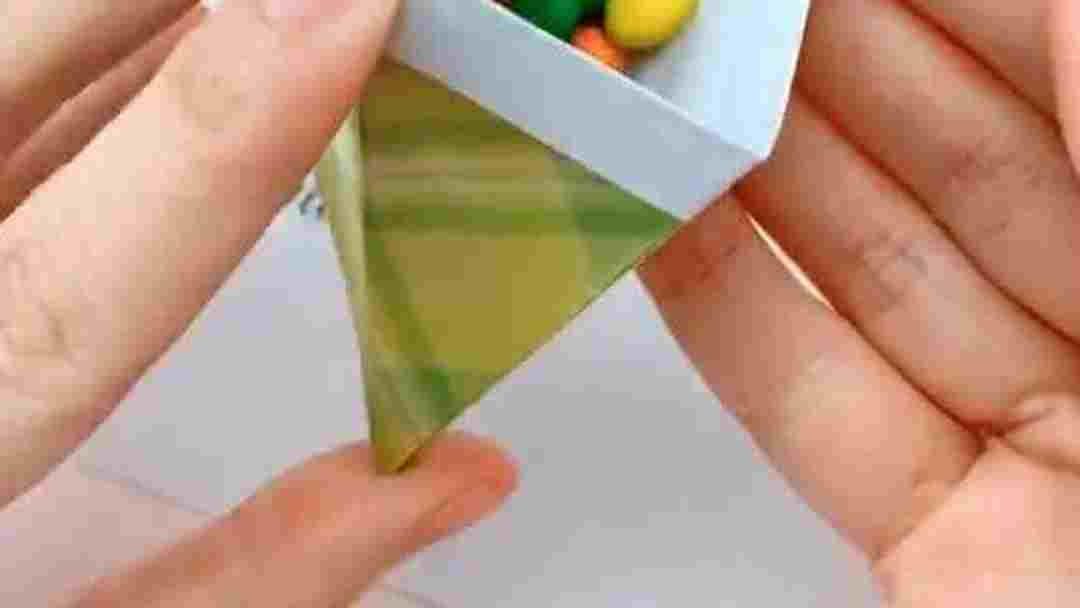 不用胶水折一个超简单三角糖果盲盒十万个怎么做折纸手工