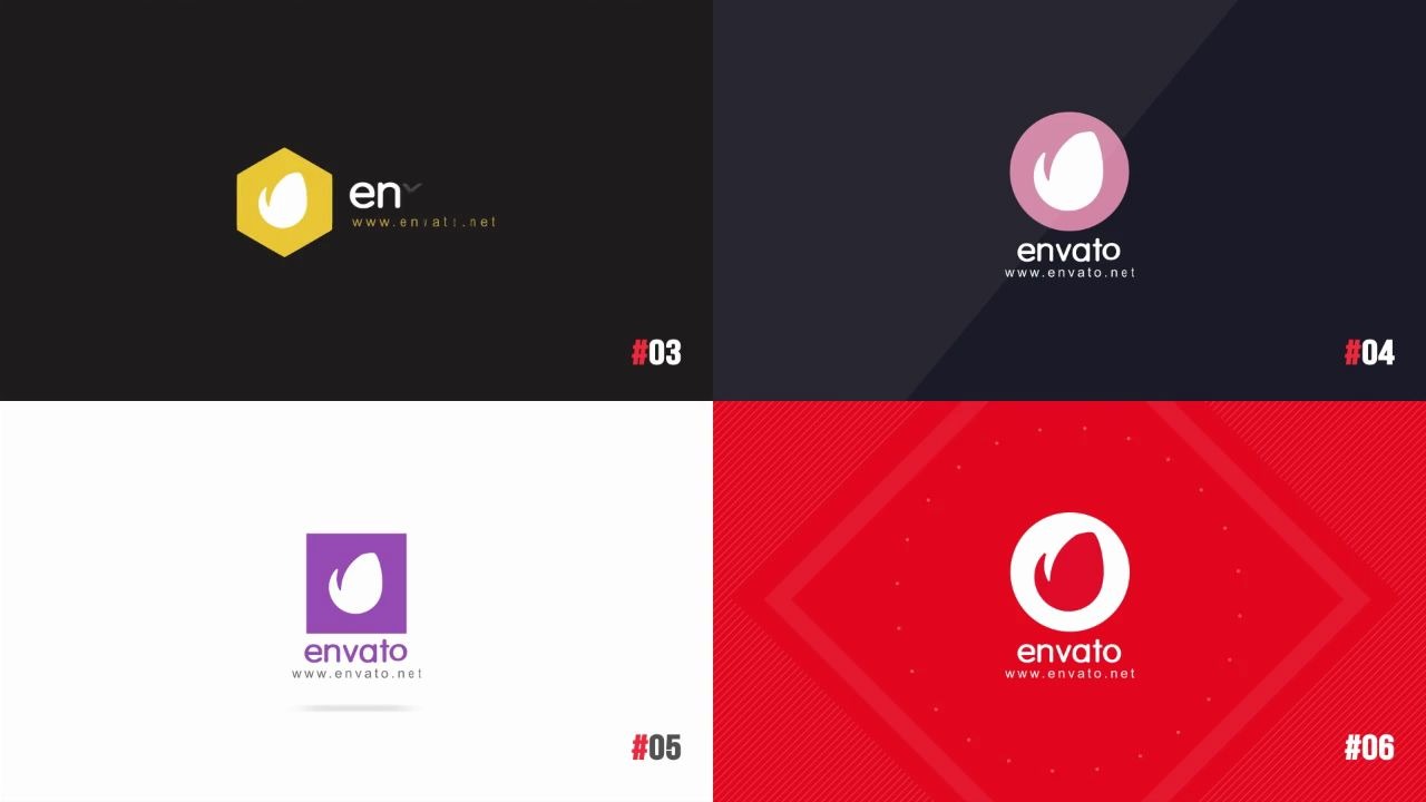 动态logo-40套3d和平面不同风格的公司企业品牌商品店铺标志LOGO...