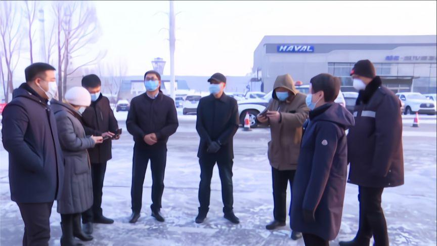 七星农场 分公司领导查看疫情防控临时党支部作用发挥情况