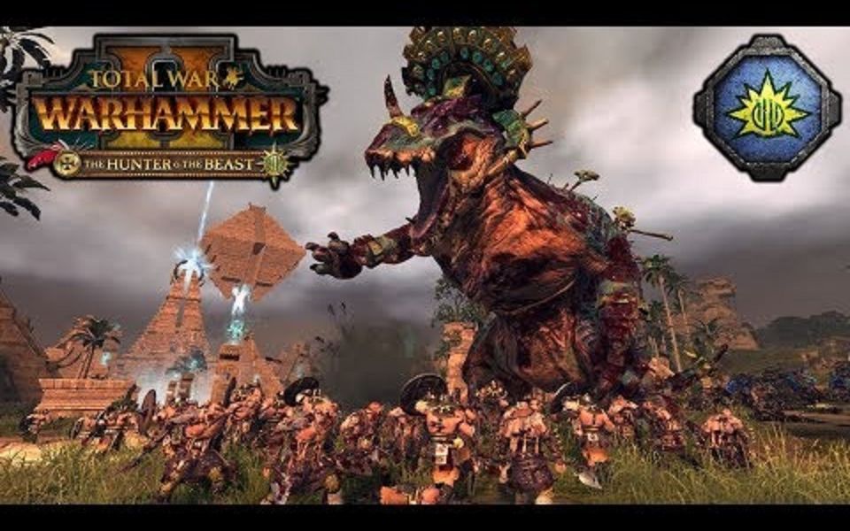 [战锤全战2] 猎人与野兽-蜥蜴人新单位对战演示(milkandcookiesTW)