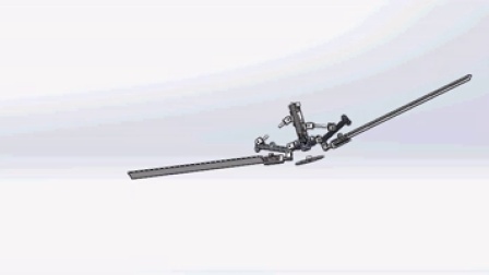 旋扑翼飞行器的扑翼模式