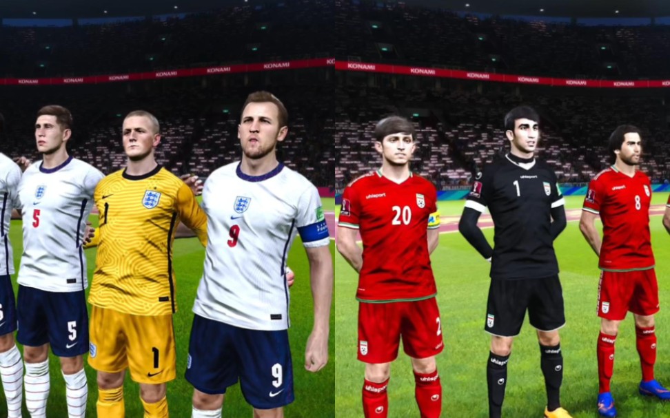 实况足球2021卡塔尔世界杯:B组首轮,英格兰vs伊朗