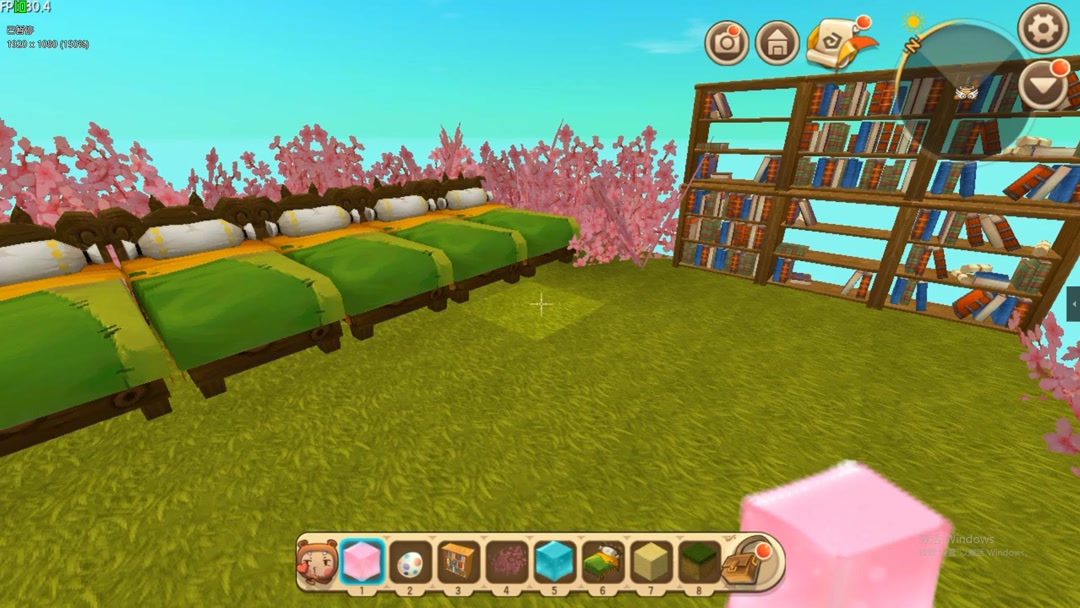 迷你世界:在半空中种花,竟有想不到的事情发生