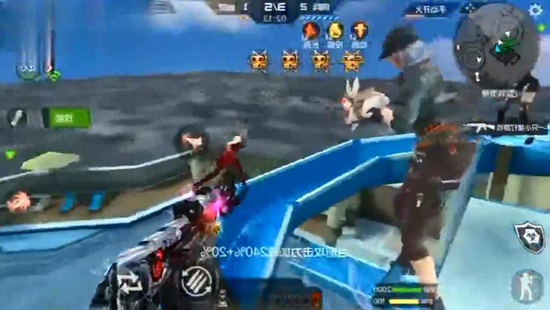 CF手游生化模式幽灵猎手强势1v8竟然这么强追着别人跑